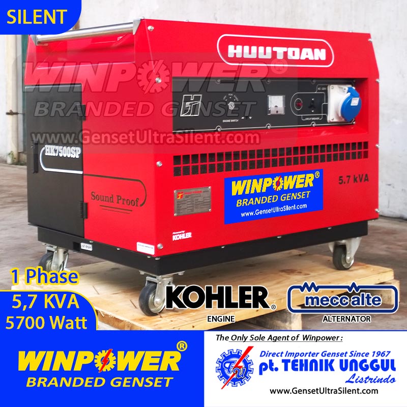 Genset Kohler 6 KVA Silent Mecc Alte 5000 Watt – HK7500SP - Jual Genset Jakarta | Silent ...