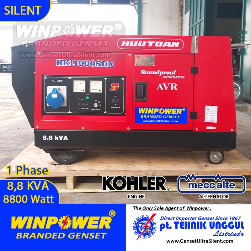 Genset Kohler 8 KVA Silent Mecc Alte 8000 Watt – HK11000SDX - Jual Genset Jakarta | Silent ...