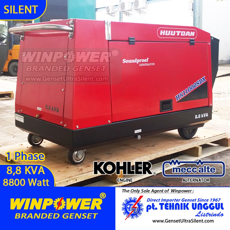 Genset Kohler 8 KVA Silent Mecc Alte 8000 Watt – HK11000SDX - Jual Genset Jakarta | Silent ...